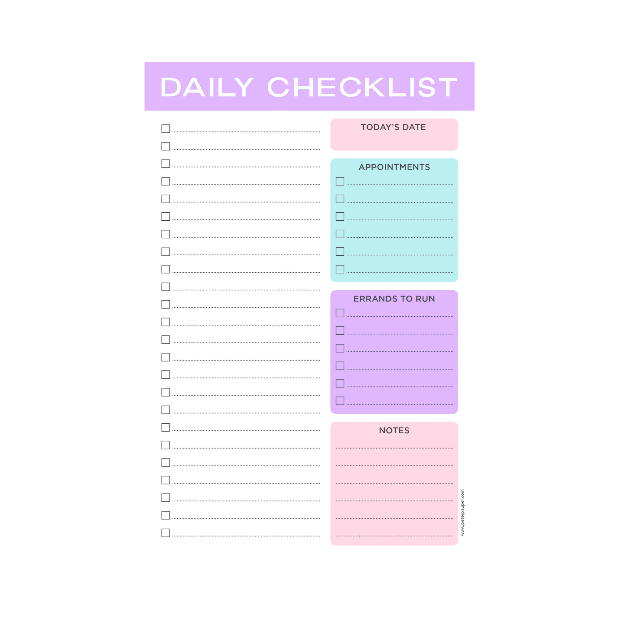 Notepad Pastel – Clover & Arrow
